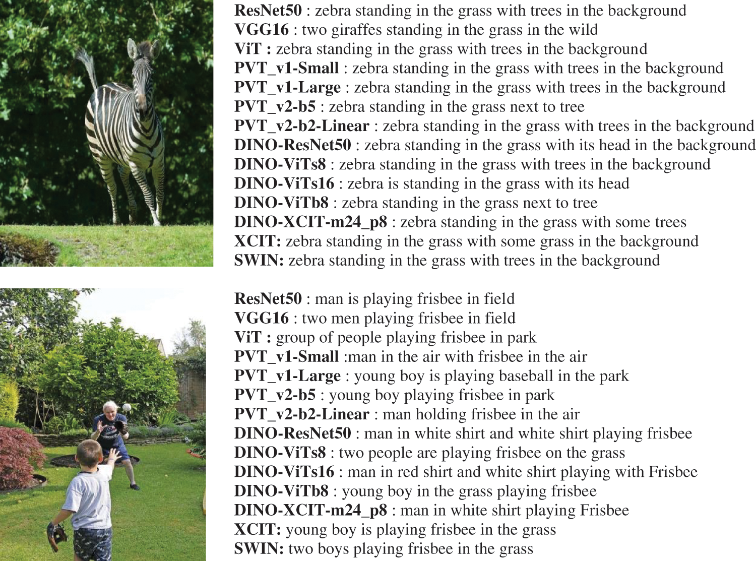 Efficient Image Captioning Based on Vision Transformer Models